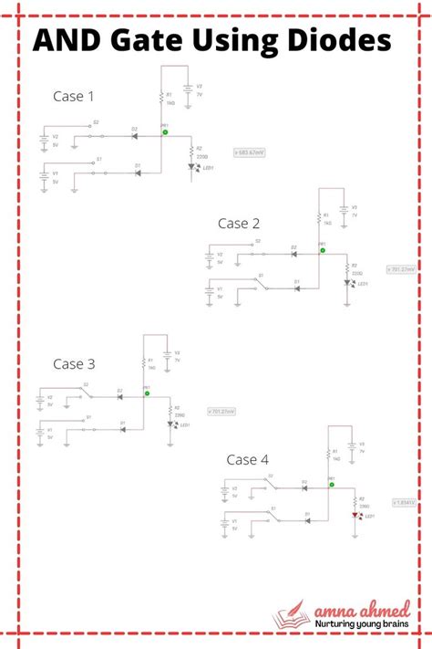 AND Gate Diodes Electronic Technician Snap Circuits Led Case