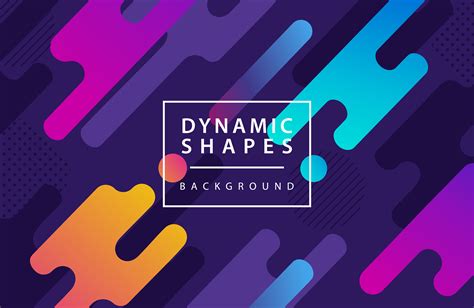Modern Dynamic Shapes Style Background Combination Modern Style Abstraction With Composition