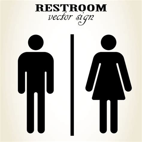 Mens Bathroom Sign Vector Toilets Men Sign Royalty Free Vector Image