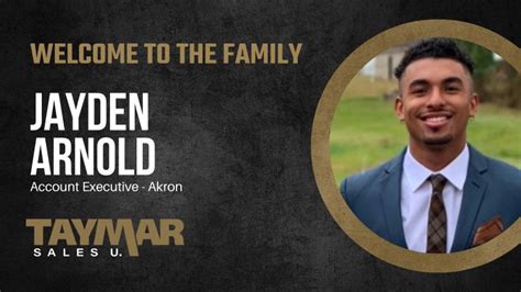 Matthew Menard On Linkedin Welcome To The Team Jayden Arnold Looking Forward To Seeing Your