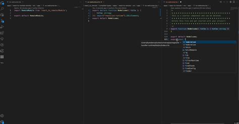 Type Hinting Module Federation