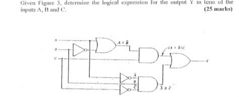 Solved Given Figure 3 Determine The Logical Expression For