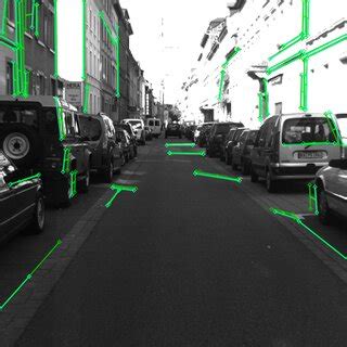 Example Of One To Multiple Line Matching In Indoor Environment Download Scientific Diagram