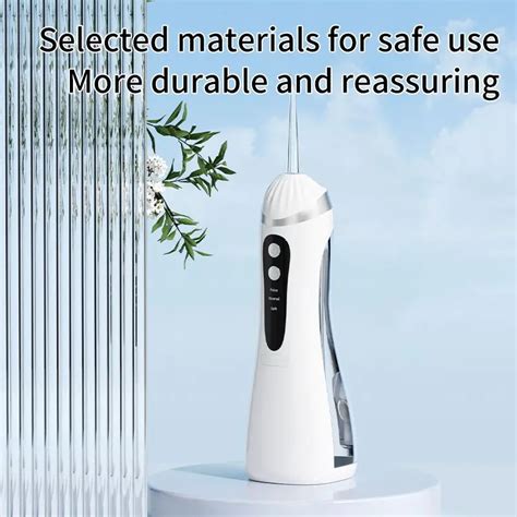 Portable Electric Tooth Flosser 360 Rotating Nozzle Long Lasting Life High Pressure Pulse 3