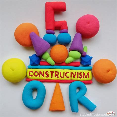 Constructivist Art Piece In The Middle Stable Diffusion Online