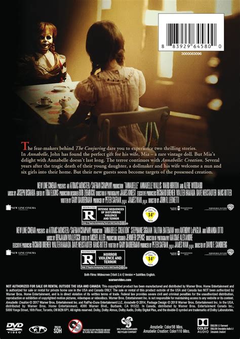 Buy Annabelle Annabelle Creation Dvd Double Feature Dvd Gruv