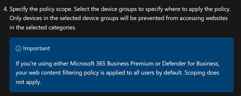 How To Test Web Content Filtering Policy From M365 Defender As I Am Not Able To See The Option