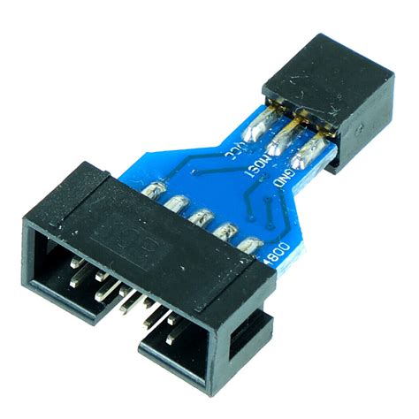 Isp Adapter 10 Pin Auf 6 Pin Für Zb Atmel Avr