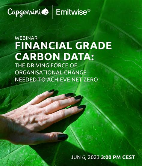 Capgemini On Linkedin Emissionsdata Netzero Webinar Carbondata Frictionlessenterprise…