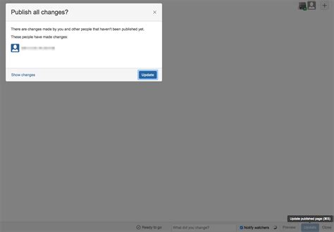 Confluence Collaborative Editing Does Not Publish Other Users Updates