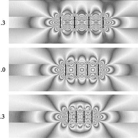 Modeled Fringe Contours In Layers Under Different Fracture Spacing To Download Scientific