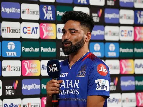 Leader Mohammed Siraj Regains Swing Aggression As Rcb India Hopes Rise High Cricket News