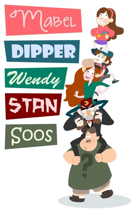 Mabeldipperwendystan Y Soos Gravity Falls Pinterest Gravity Falls