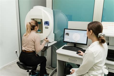 Perimetry Visual Field Test For Measure All Areas Of Eyesight