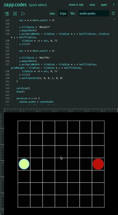 Dots Grid Javascript Code Programming Creativecoding Js Webdevelopment Developer