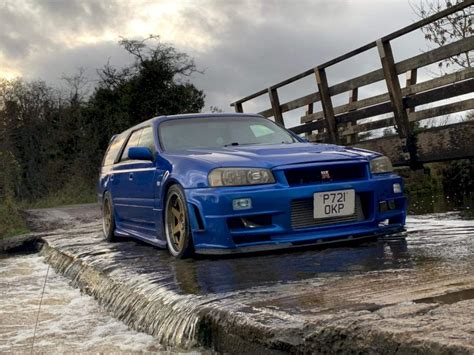 Jordan Nissan Skyline R34 Converted Nissan Stagea Stance Auto Magazine