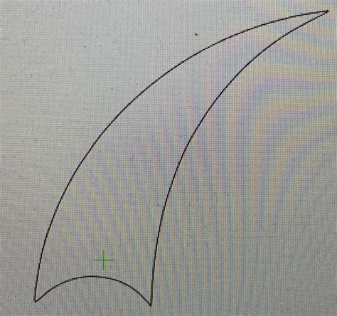 How To Divide This Curved Shape Into Three Equal Parts From The Top Is There Any Quicker Way To