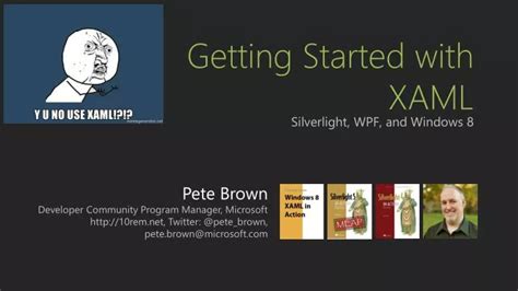 Ppt Getting Started With Xaml Powerpoint Presentation Free Download Id 2412075