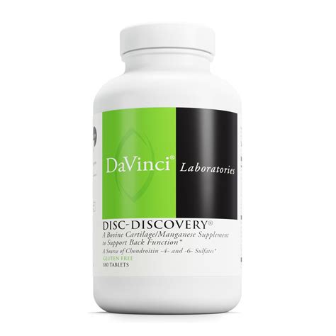 Davinci Labs Disc Discovery Dietary Supplement Spinal Health Support