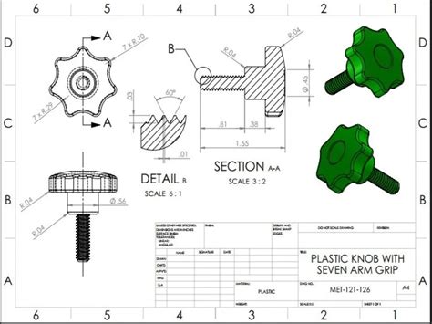 Manufacturing Drawing 2d Technical Drawings With Detailed Gdandt And Bom Upwork