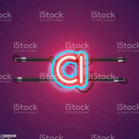 콘솔 벡터 일러스트와 글꼴 세트에서 현실적인 빛나는 더블 네온 Charcter 0명에 대한 스톡 벡터 아트 및 기타 이미지 0명 3차원 형태 네온 Istock