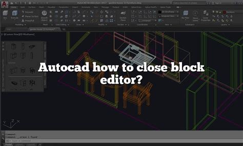 Autocad How To Close Block Editor Caddikt