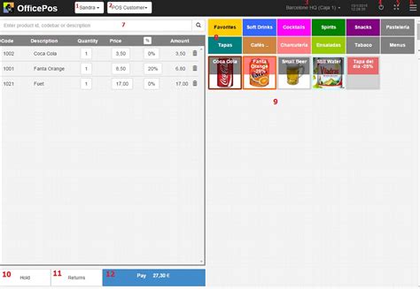 Employees Menu Select Employee To Make A Sale You Can Change Employee Any Time