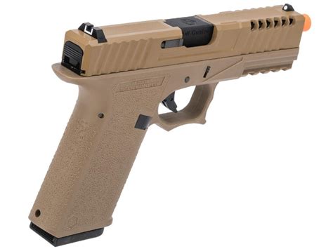aw custom vx7 series gas blowback airsoft pistol model z80 green g