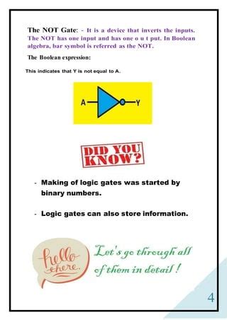 Physics Investigatgory Project On Logic Gates Class DOCX