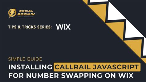 Simple Guide Installing Callrail Javascript For Number Swapping On Wix