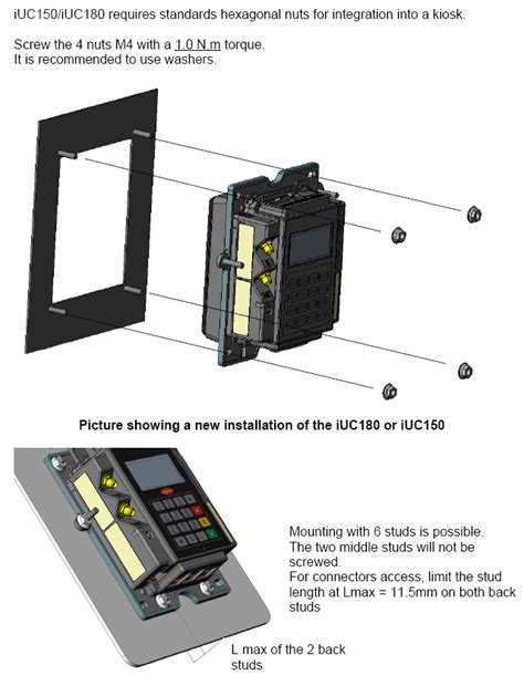 Payment Card Reader Terminal Dimension
