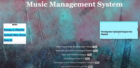 Github Irfhanazmusicdbms Django Music Dbms Project