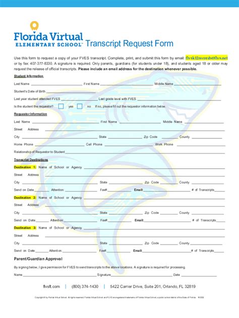 Fillable Online Transcript Request Flvsrequest Your Transcriptfederal Law Enforcement Training