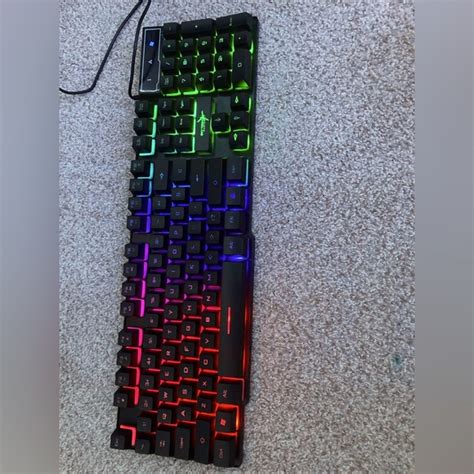 Video Games Consoles Skytech Gaming Keyboard Wired Can Be Plugged In To Usb Port On Device