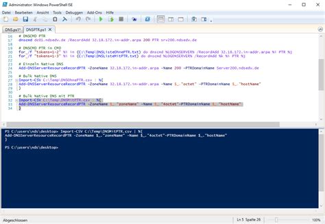 powershell dns a cname ptr records der windows papst it blog walter