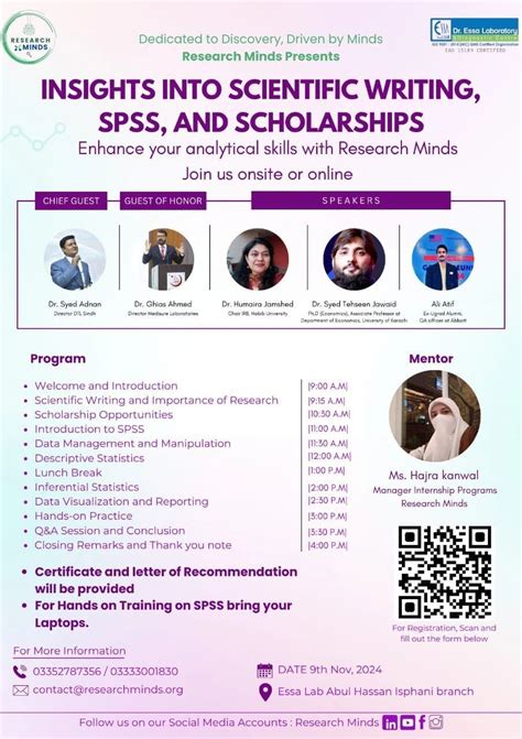Research Minds On Linkedin Researchminds Spss Dataanalysis Scholarships Scientificwriting