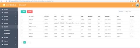 JavaWeb毕业设计 人力资源管理系统 代码 最代码