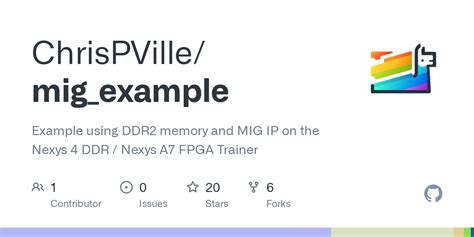 Github Chrispvillemigexample Example Using Ddr2 Memory And Mig Ip
