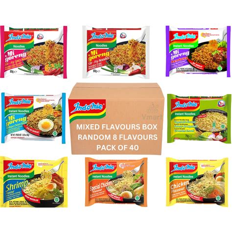 Buy Vmart Indomie Mi Goreng Instant Noodles Assorted Mixed Flavours