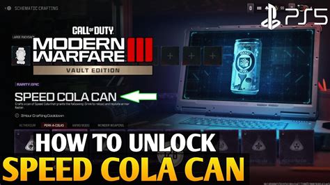 How To Unlock Speed Cola Recipe Modern Warfare 3 Speed Cola How To Get Speed Cola Recipe Mw3