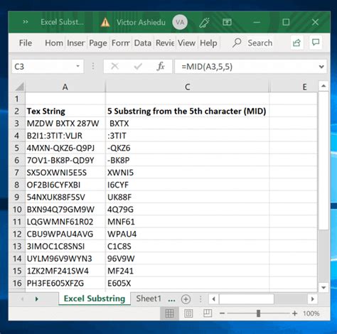 Excel Substring How To Get Extract Substring In Excel