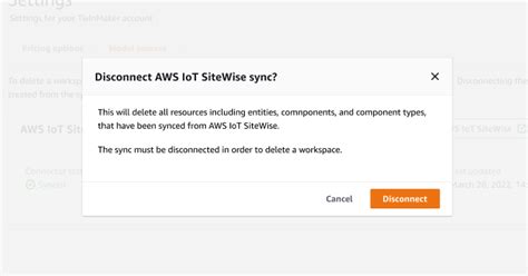 删除同步作业 Aws Iot Twinmaker