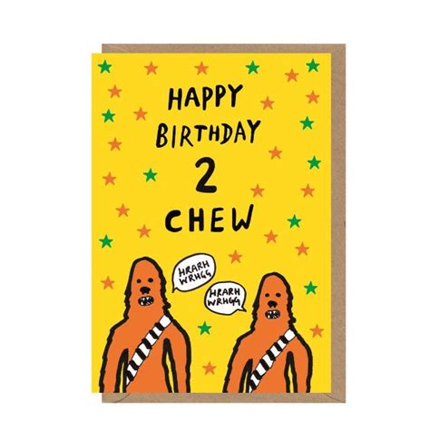 Happy Birthday 2 Chew Card Paper Tiger