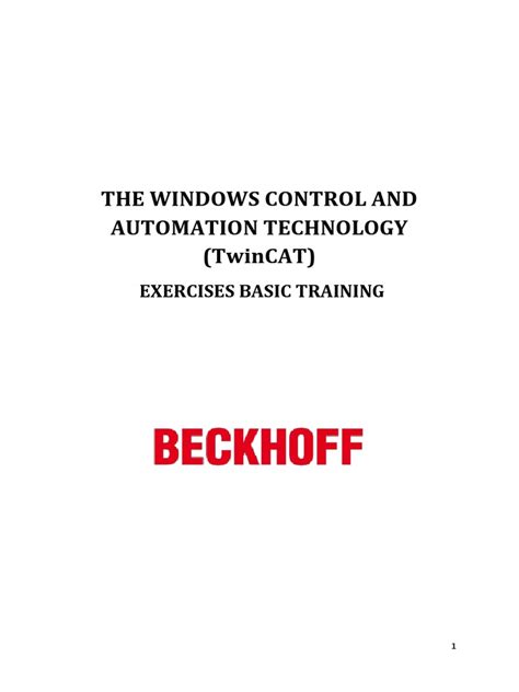 Twincat Basic Training Download Free Pdf Runtime System Programmable Logic Controller