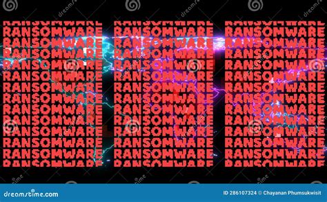 hundred digital light global map and bold ransomware text full screen