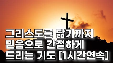 1시간 연속 매일 잠자기 전에 듣는 기도 그리스도를 닮기까지 오늘도 주님과 함께 따라하는 기도 Youtube