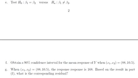 Solved Question 5 The Data Set Is Given In The Excel File