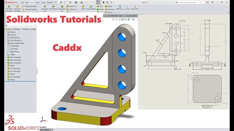 Solidworks Basics Drawing Exercises Caddx Solidworks Part Modeling Solidworks