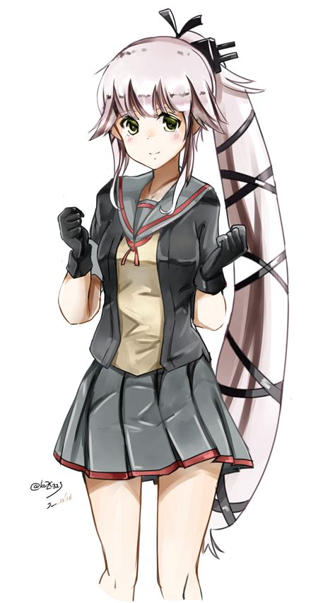 배경 화면 애니메이션 소녀들 간타이 컬렉션 유라 칸 콜레 포니 테일 핑크 머리카락 삽화 디지털 아트 팬 아트 1111x1997 Shinigamirukia