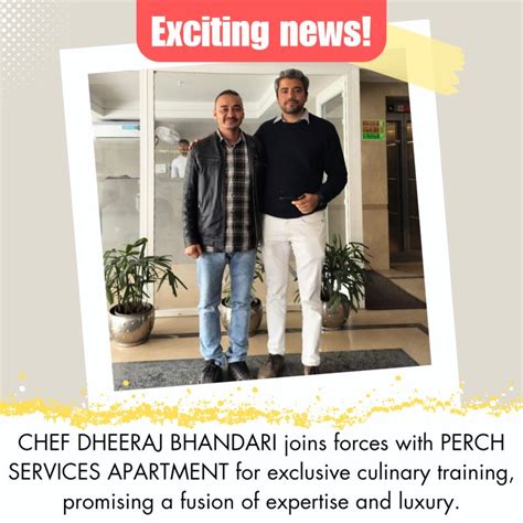 Chef Dheeraj Bhandari On Linkedin Collaboration Culinarytraning